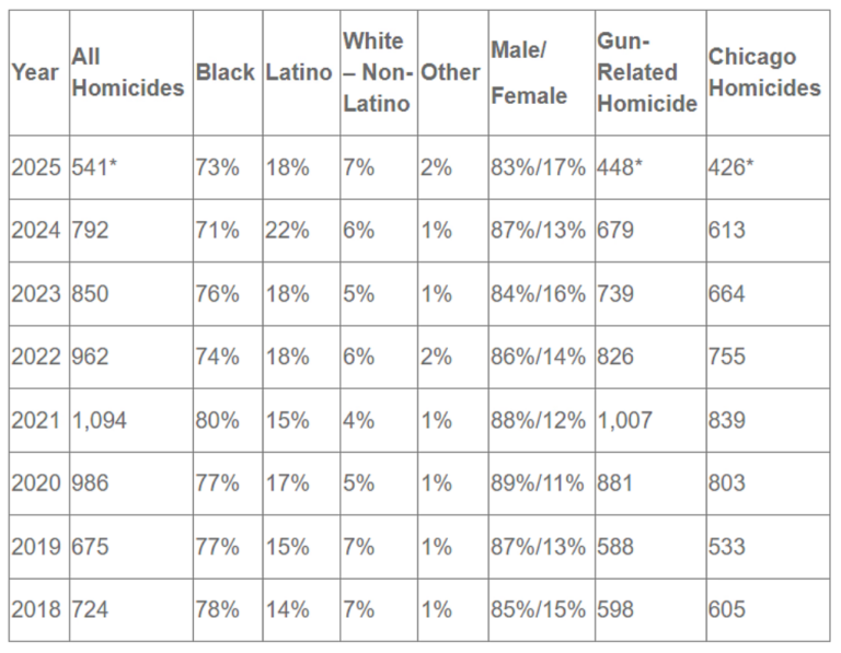 Cook County reports drops in homicides, opioid overdose deaths in 2025 ...